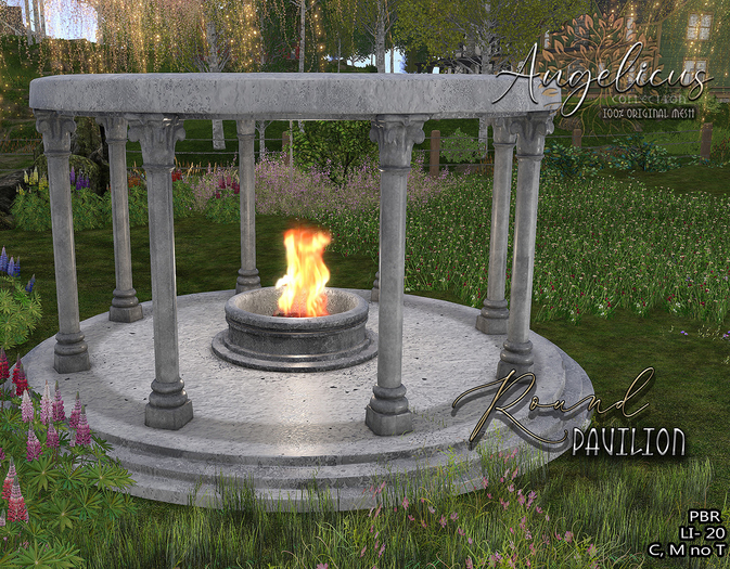 Second Life Marketplace - .AngelicUs. Round pavilion